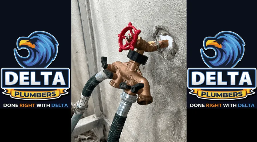 How to Install a New Outdoor Hose Bib or Faucet - Delta Plumbers