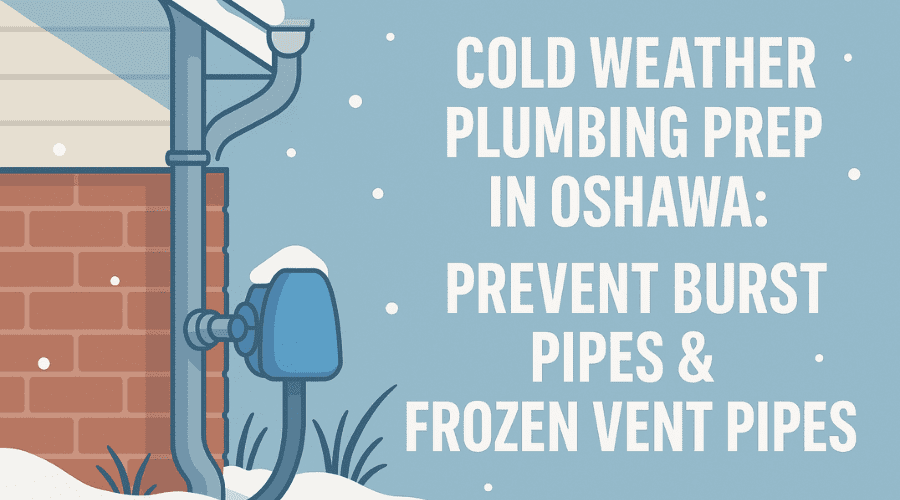 Cold Weather Plumbing Prep in Oshawa | Prevent Burst Pipes